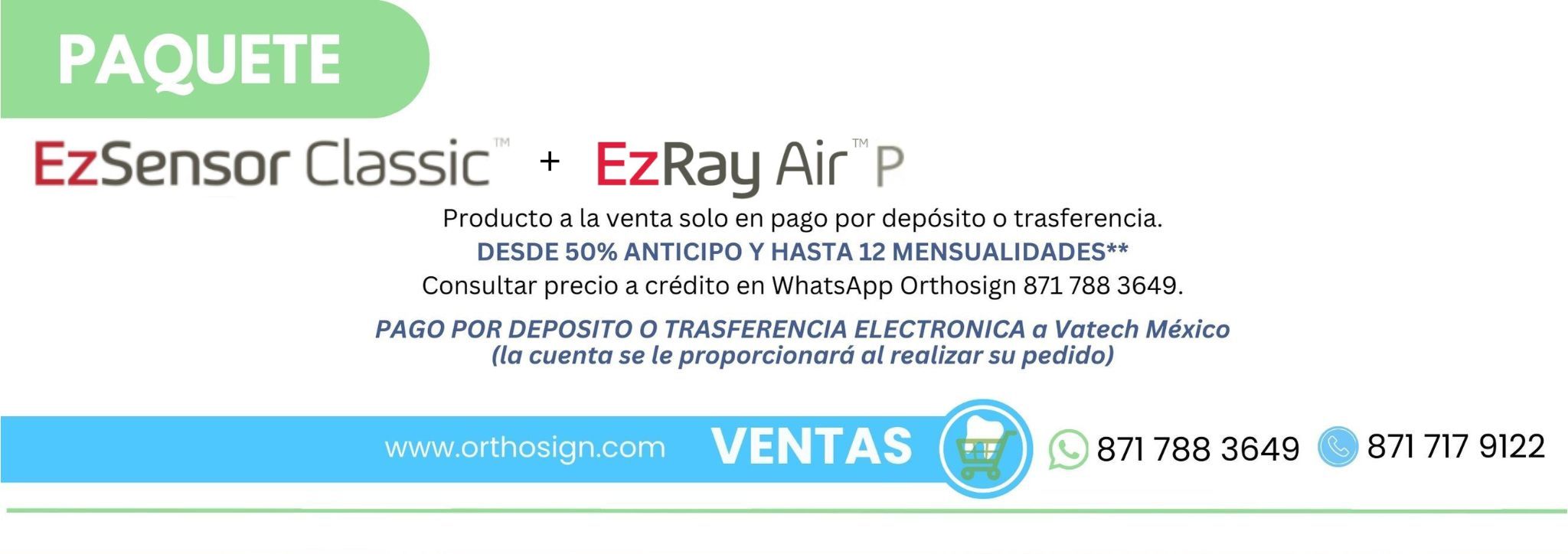 Paquete Radiovisiógrafo Ez Sensor Classic + Rayos X Dental Portátil Ez Ray Air Vatech